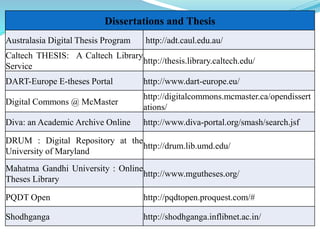Literature search, referencing | PPTX