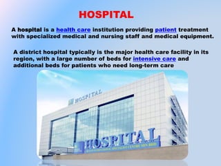 Literature study & analysis on hospital design | PPTX
