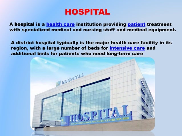 Literature study & analysis on hospital design | PPTX | Healthcare ...