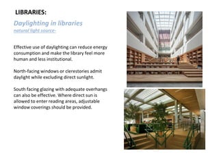 Literature Study on Lecture halls and Libraries | PDF
