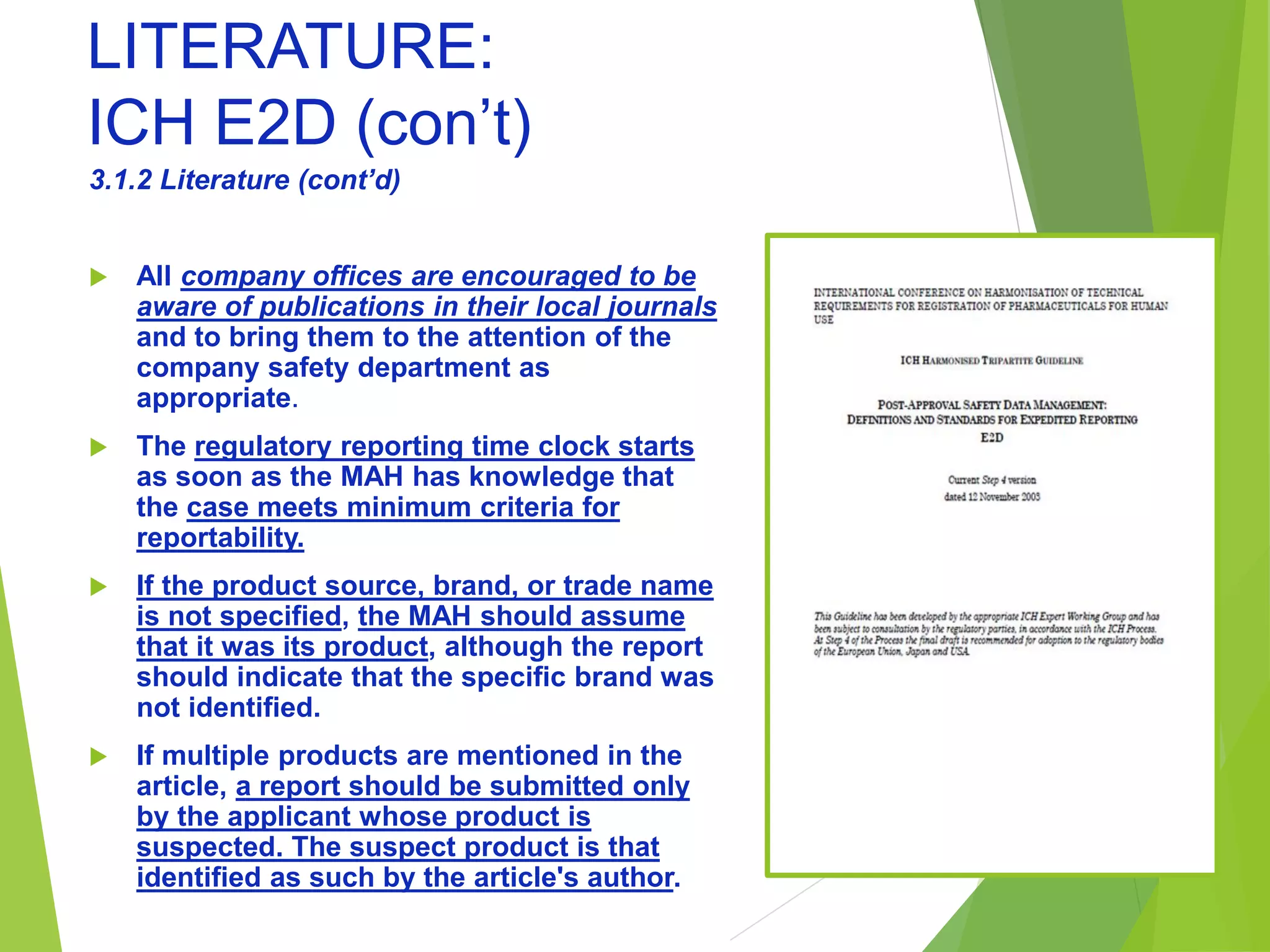 Literature surveillance in pharmacovigilance | PDF