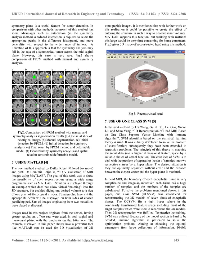 Literature survey for 3 d reconstruction of brain mri images | PDF