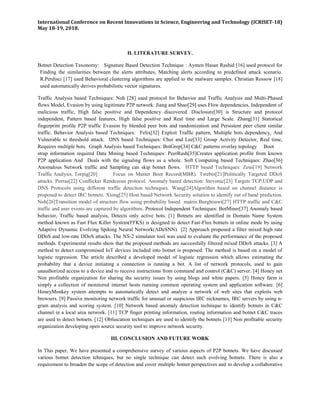 Literature survey on peer to peer botnets | PDF