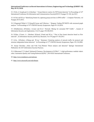 Literature survey on peer to peer botnets | PDF