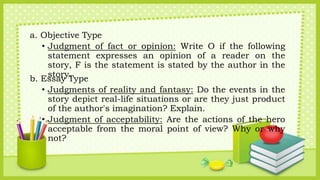 Literature Testing | PPTX