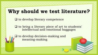 Literature Testing | PPTX