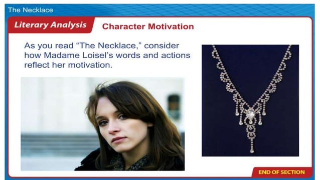 Literature the necklace | PPT
