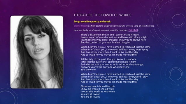 Literature the power of words | PPTX