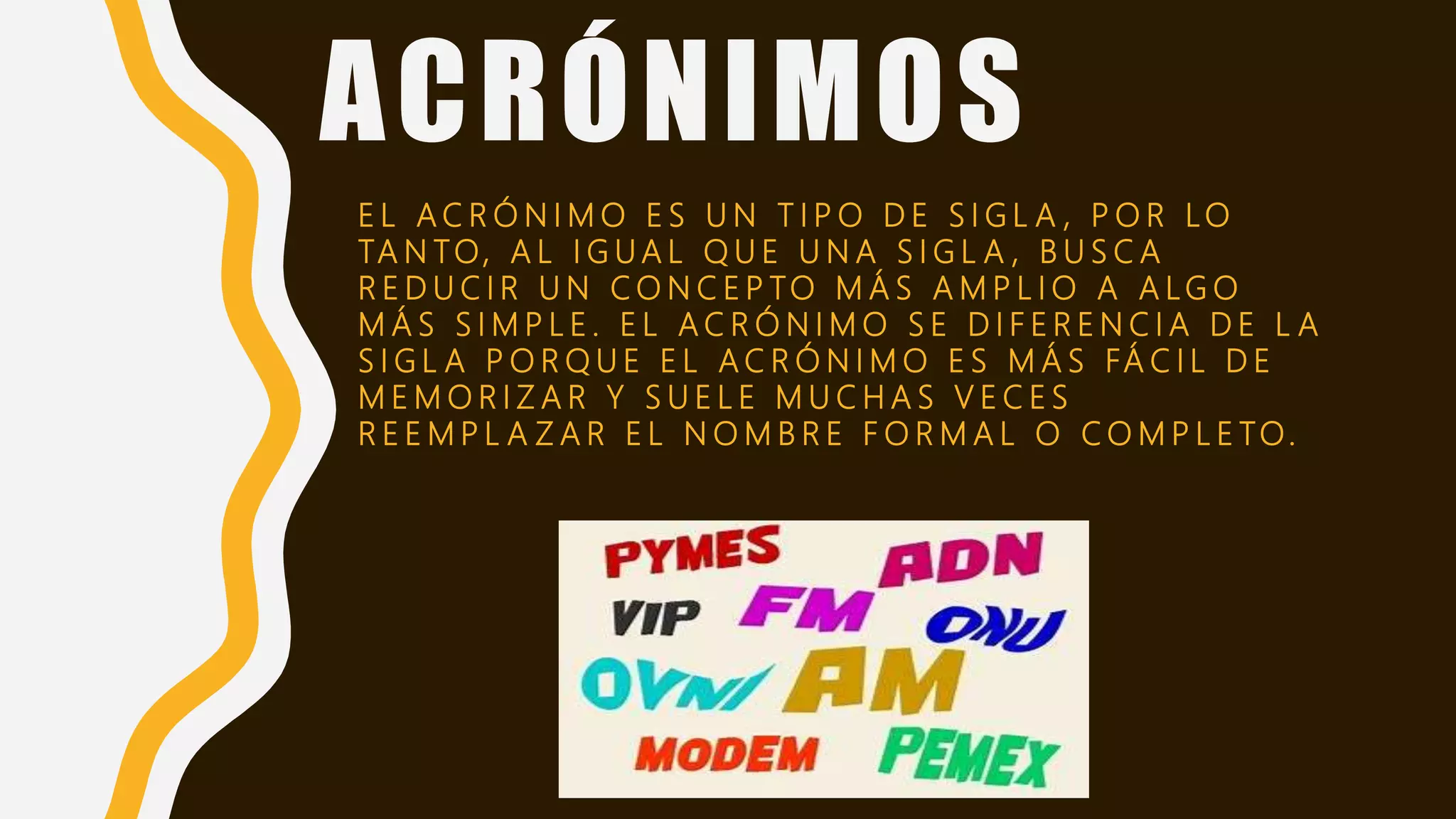SIGLAS Y ACRONIMOS | PPTX