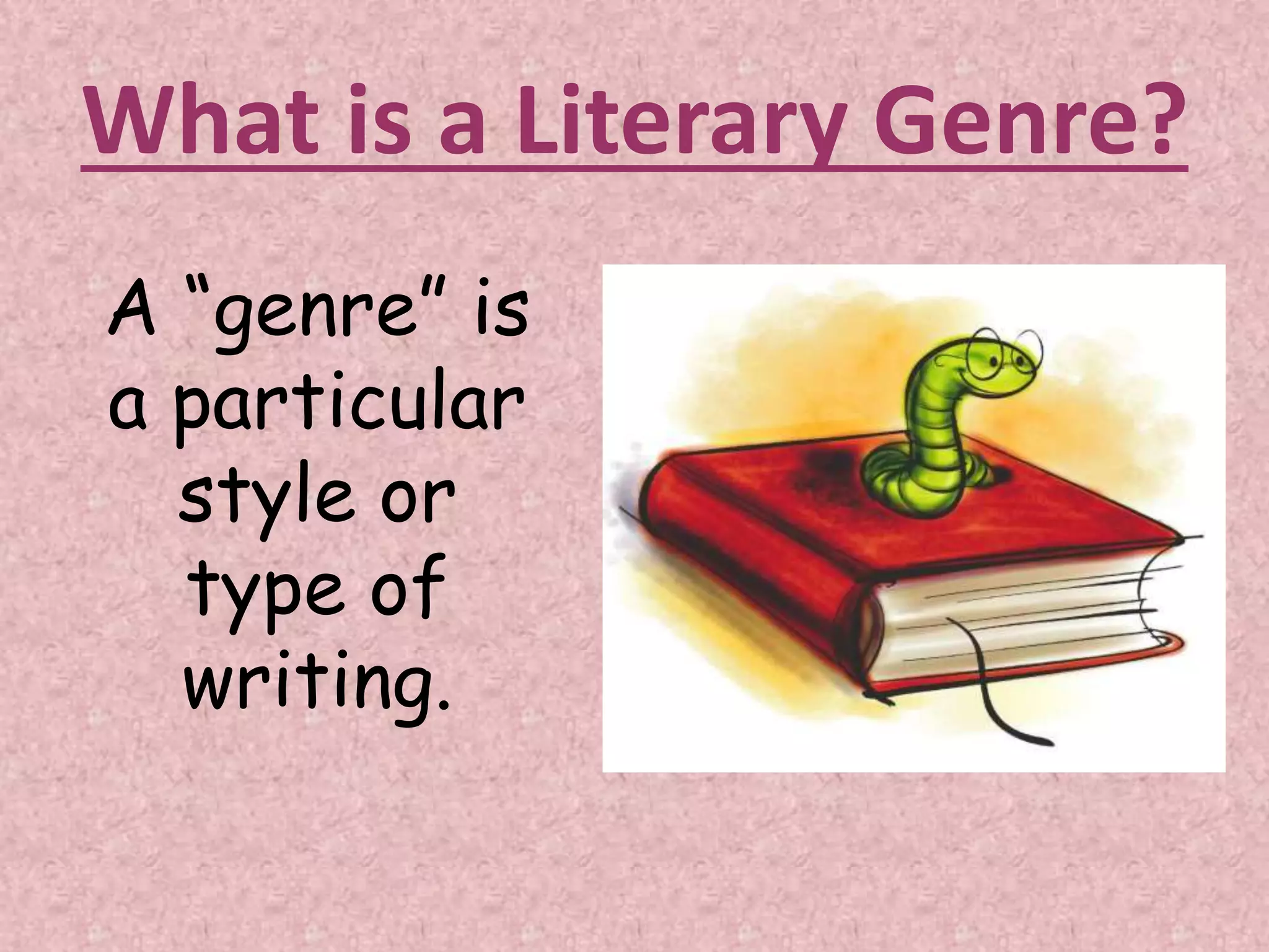 LITERARY GENRES | PPT