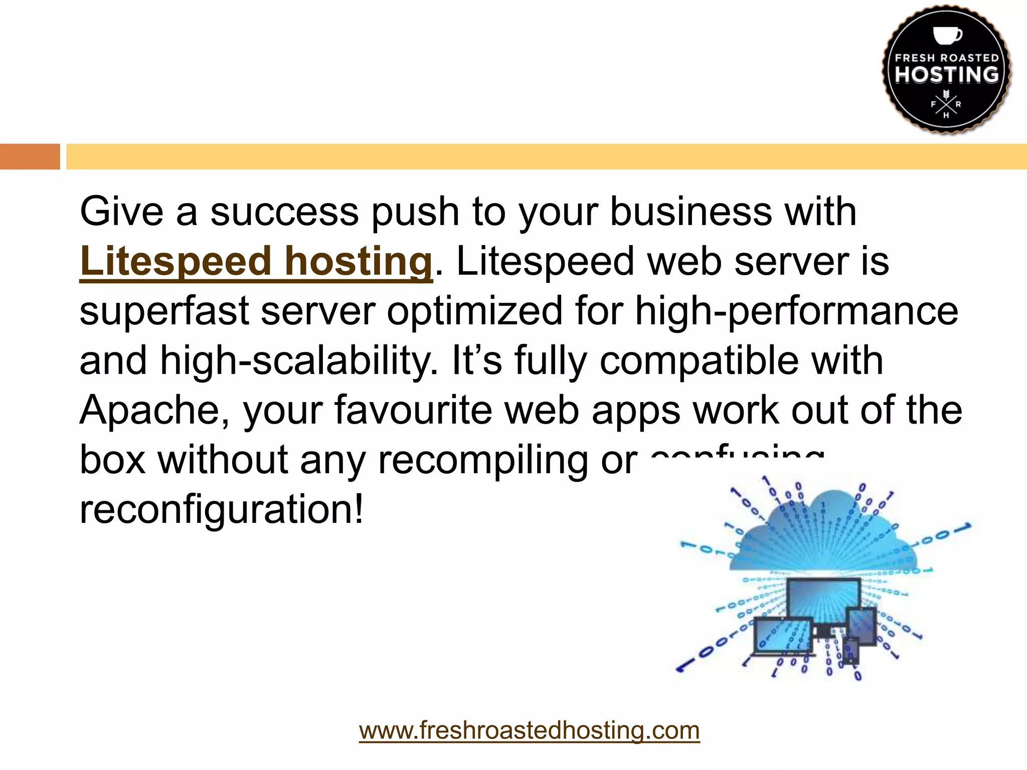 Litespeed hosting | PPTX | Web Hosting | Internet