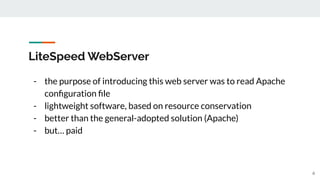 Introduction to LiteSpeed | PDF | Internet | Computing