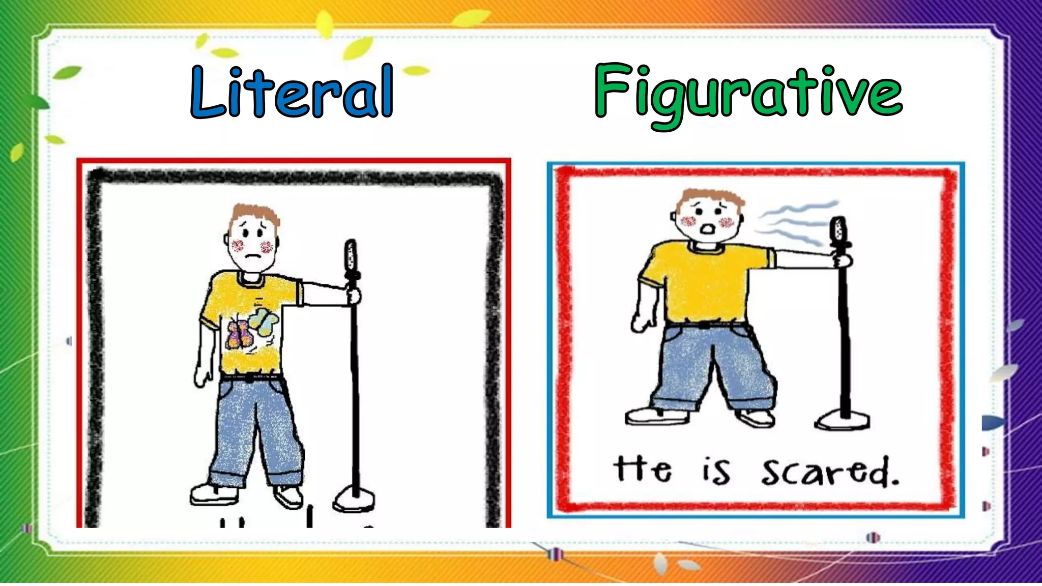 Literal Language VS. Figurative Language | PPTX