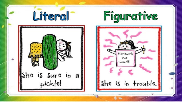 Literal Language VS. Figurative Language | PPTX