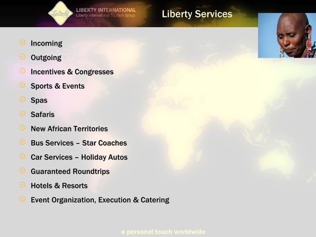 Liberty International Tourism Group - LEISURE | PPT