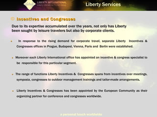 Liberty International Tourism Group - LEISURE | PPT