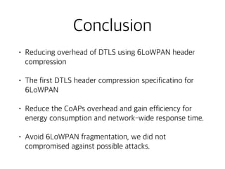 Lithe: Lightweight Secure CoAP for the Internet of Things | PPT