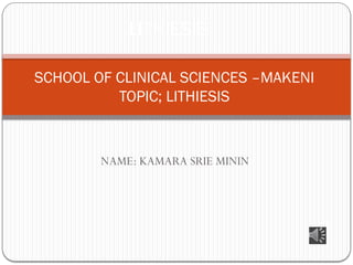 LITHESIS Presentation: Definition, causes and locations | PPTX