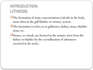 LITHESIS Presentation: Definition, causes and locations | PPT