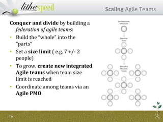 Scaling Agile - Multiple Team Dynamics | PPTX