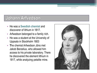 Lithium | PPT