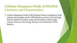 lithium-ion battery chemistry-different types and their uses.pptx ...