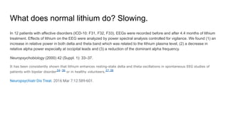EEG changes associated with lithium use in patients | PDF