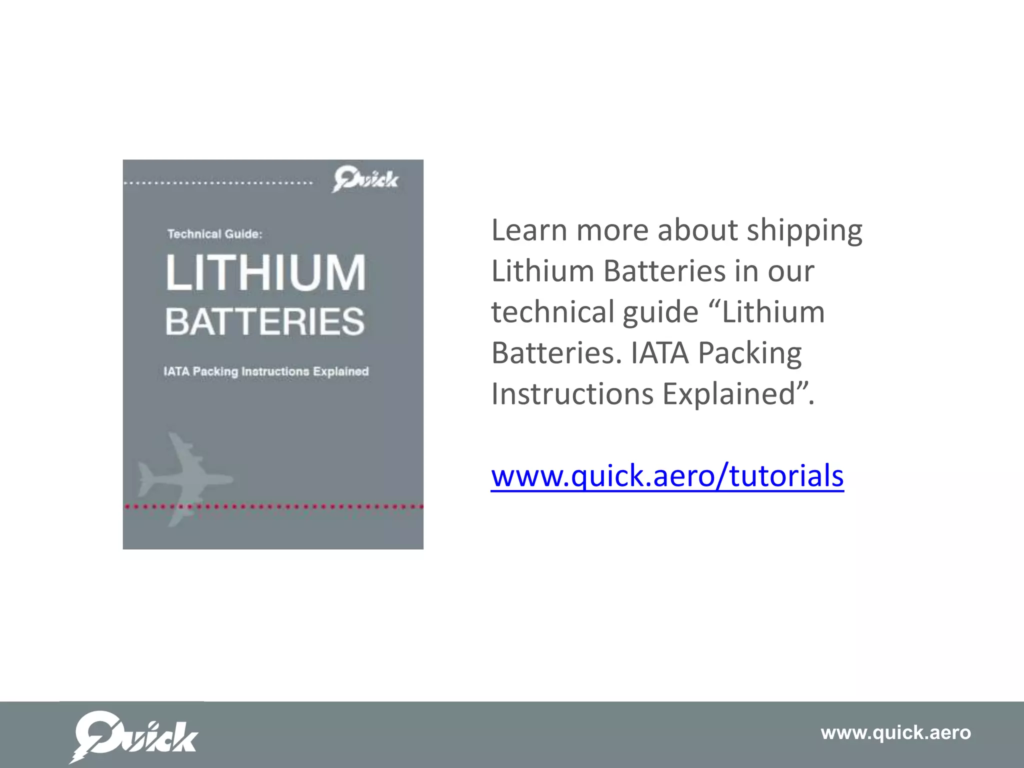 Shipping Lithium Batteries - IATA Packing Instruction in 4 Easy Steps ...