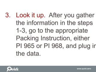 Shipping Lithium Batteries - IATA Packing Instruction in 4 Easy Steps ...