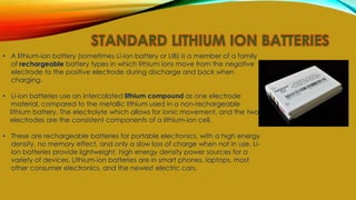 Lithium ion silicon anode batteries | PPTX