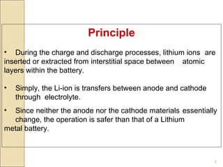 Lithium ion batteries and latest innovation | PPT
