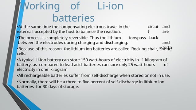 LITHIUM ION BATTERIES UNIT-III-CLASS 2.ppt