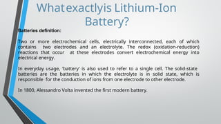 LITHIUM ION BATTERIES UNIT-III-CLASS 2.ppt