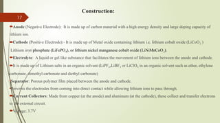 lithium ion battery.pptxhhhhhhhhhhhhhhhh | PPTX