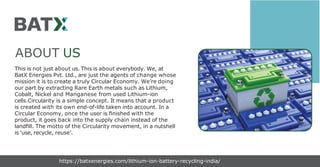 The Future of Energy Sustainability: Lithium-Ion Battery Recycling in ...