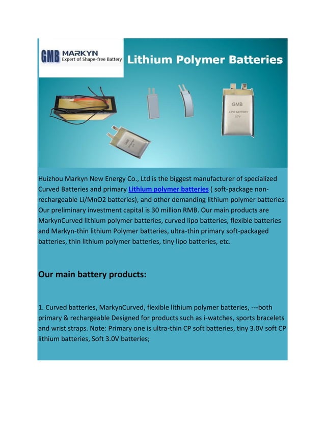 Lithium polymer batteries | PDF | Chemistry | Science