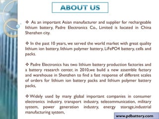 lipo battery | pdbattery.com