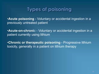 Lithium Toxicity | PPTX