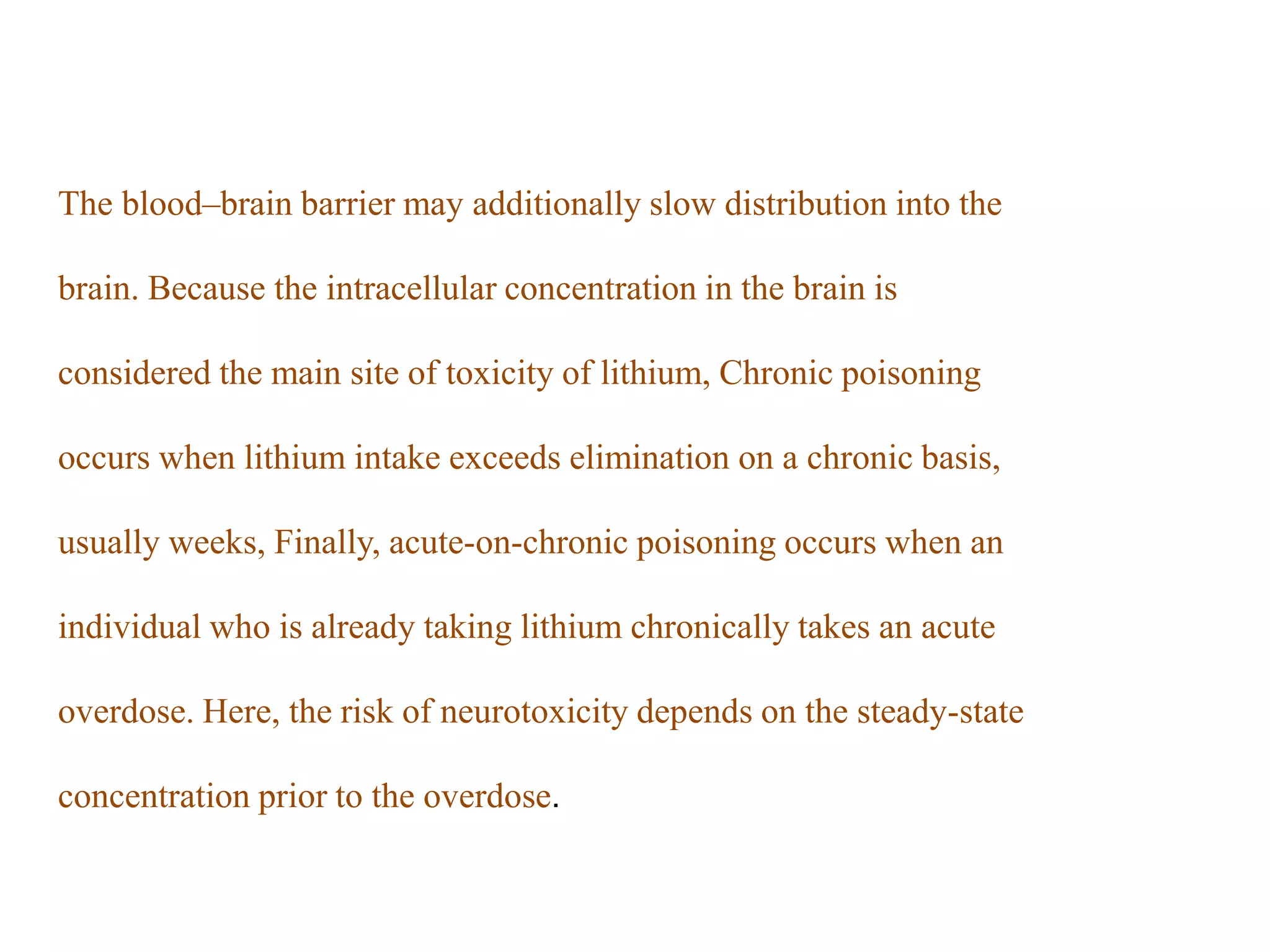 Lithium toxicity | PPTX