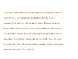 Lithium toxicity | PPTX
