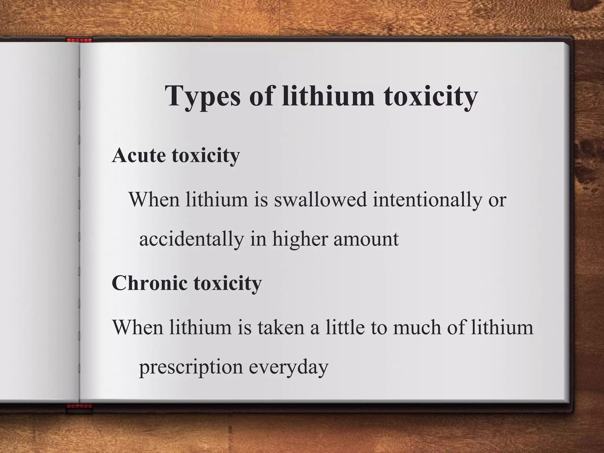Lithium toxicity | PDF