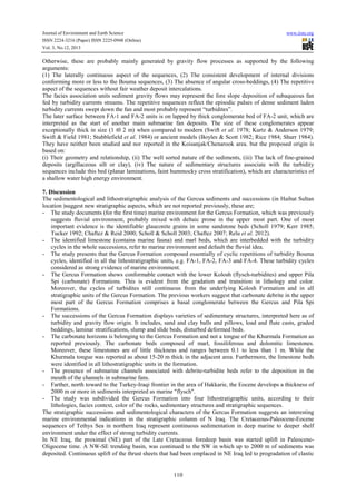 Lithofacies architecture of the gercus formation in jabal haibat sultan ...