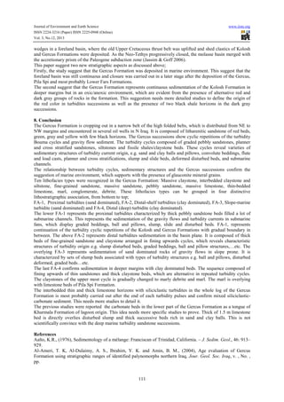 Lithofacies architecture of the gercus formation in jabal haibat sultan ...