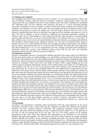 Lithofacies architecture of the gercus formation in jabal haibat sultan ...