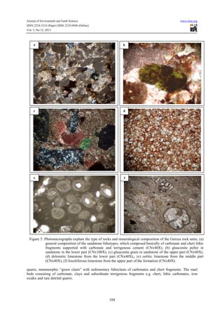 Lithofacies architecture of the gercus formation in jabal haibat sultan ...