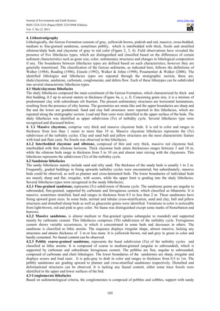 Lithofacies architecture of the gercus formation in jabal haibat sultan ...