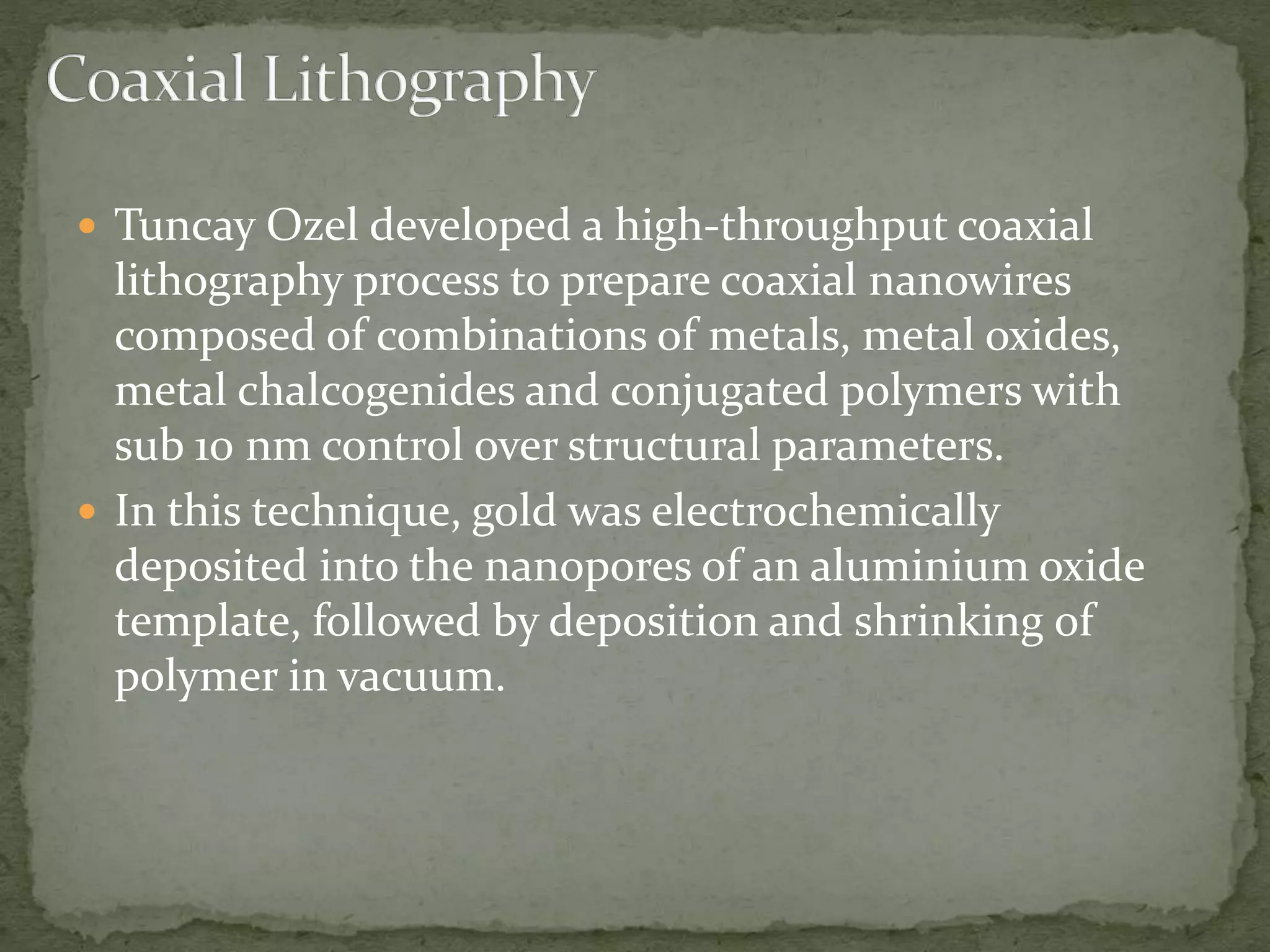 Lithographic techniques | PPT
