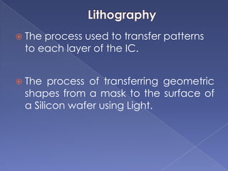 Lithography | PPT