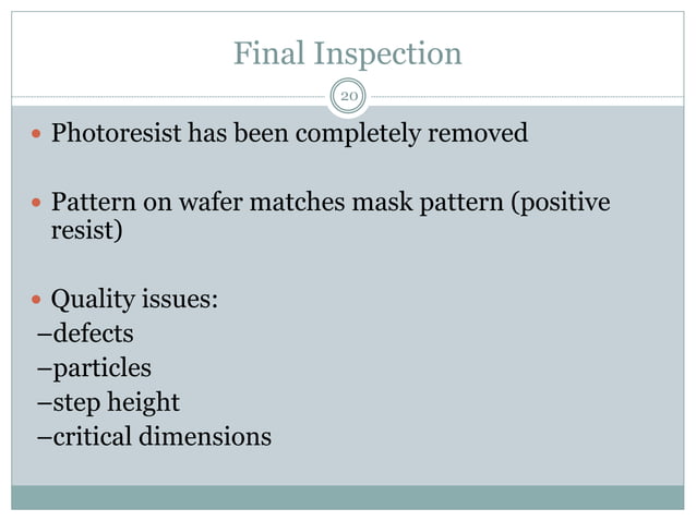 Lithography fabrication ppt | PPTX