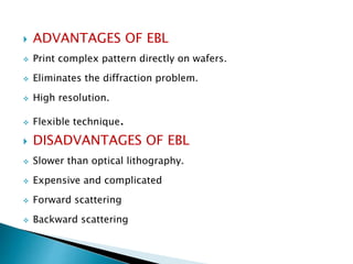 Lithography techniques,types | PPTX